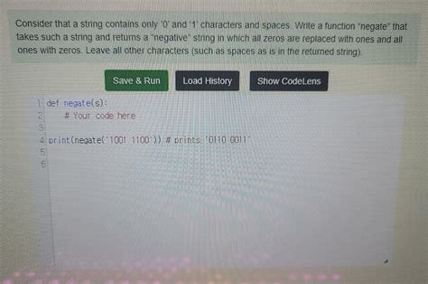 Solved Consider That A String Contains Only O And 1