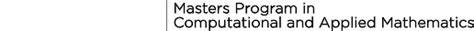 About The Program Masters Program In Computational And Applied Mathematics