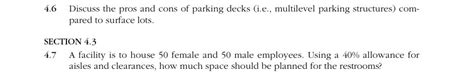 Solved Discuss The Pros And Cons Of Parking Decks I E Chegg