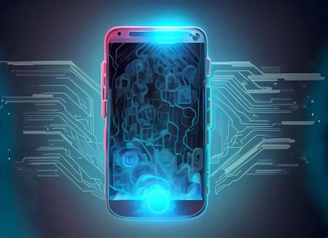 Premium Ai Image Inner Structure Of Cpu Technology Red