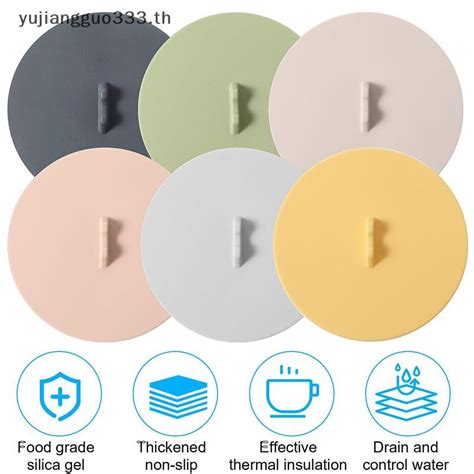 Yujiang ฝาครอบถ้วยซิลิโคนสร้างสรรค์ฝาดูดป้องกันการล้นสําหรับชามแก้วเซรามิกทนความร้อนปิดผนึก