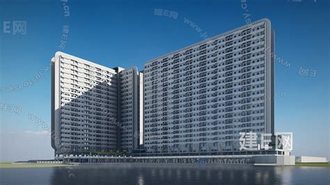 现代酒店公寓 模型SU模型下载 ID 109004759 建e网su模型