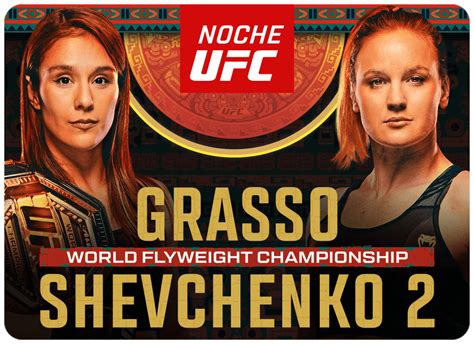 How To Watch Ufc Grasso Vs Shevchenko 2 Time Fight Card Odds Where