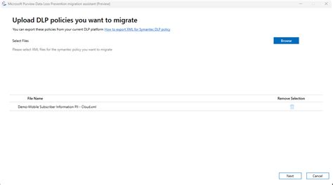 Use The Microsoft Purview Data Loss Prevention Migration Assistant For