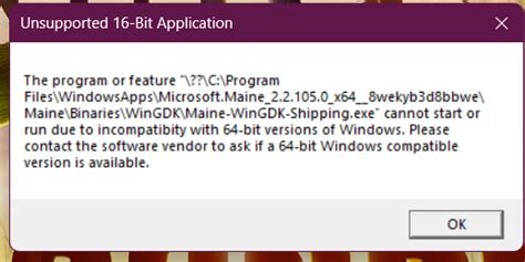 Unsupported 16 Bit Error Grounded Technical Support Spoiler Warning