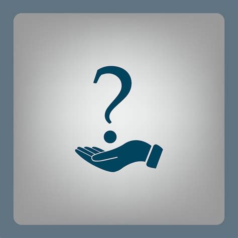 Premium Vector Questions And Answers Symbol Vector Illustration On Gray Background Eps 10