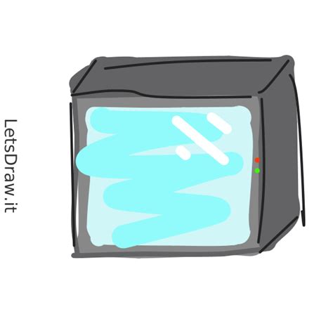 How To Draw Monitor LetsDrawIt