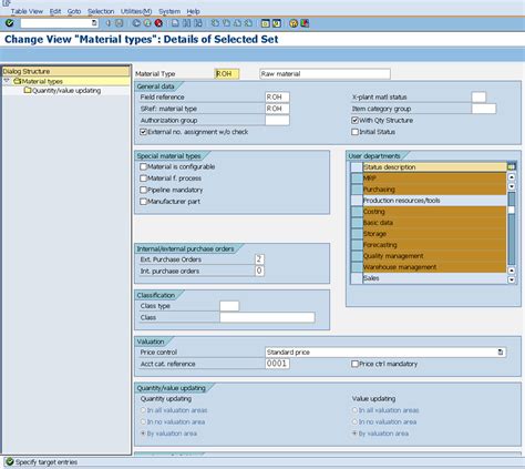SAP MM HOW TO CREATE MATERIAL TYPE SapGyan Com