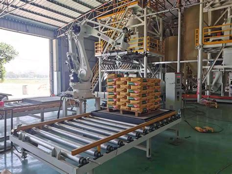 High Capacity Fully Automated Palletizing System Speediness And Smart