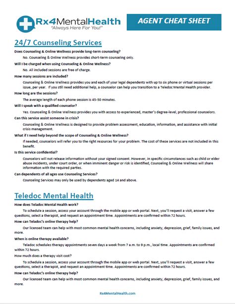 Agents Rx4mentalhealth