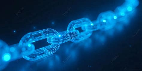 Abstract Digital Chain Link Technology Background Implementing