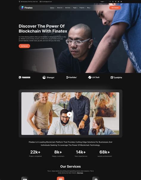 Finatex React Nextjs Finance Consulting Template Site Templates Landing Page Templates Ft