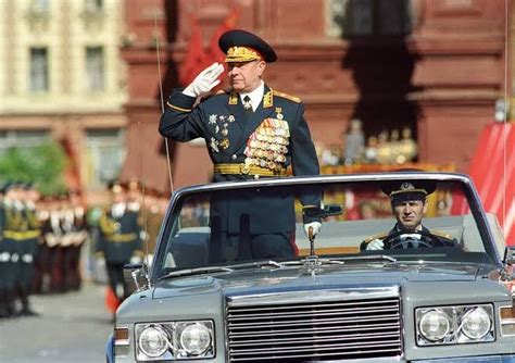 Dmitry Yazov Wearing Marshal Zhukovs Drip On Parade R Nppfunny