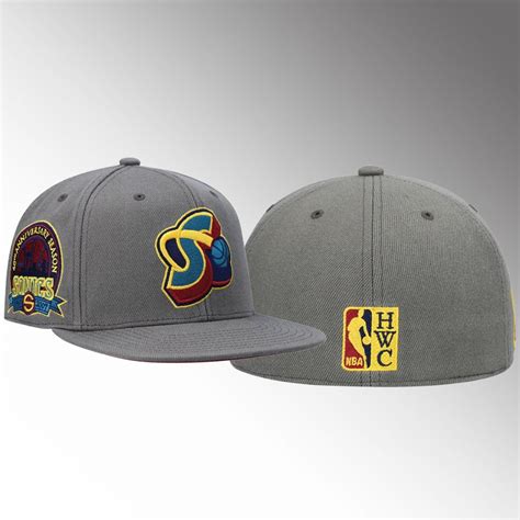 Seattle Supersonics 40th Team Anniversary Charcoal Carbon Cabernet