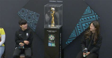 [스포츠 영상] 한국 찾은 여자 월드컵 우승 트로피