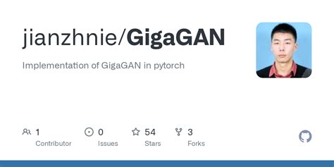 GitHub Jianzhnie GigaGAN Implementation Of GigaGAN In Pytorch