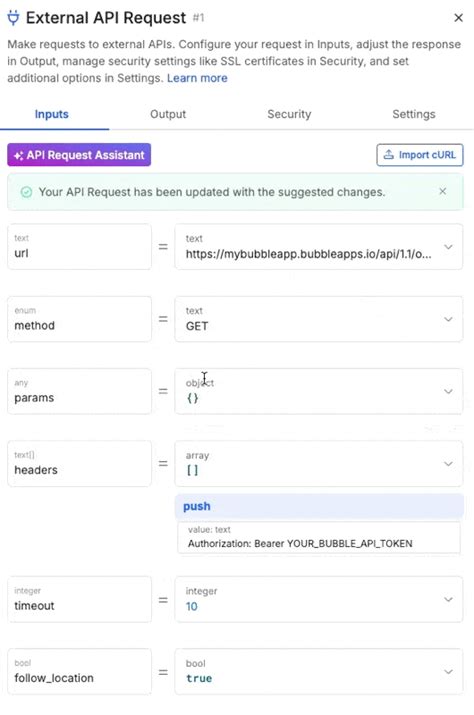 External Api Request Xano Documentation