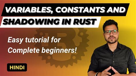 Variables Constants And Shadowing For Beginners Rust Tutorial 2023