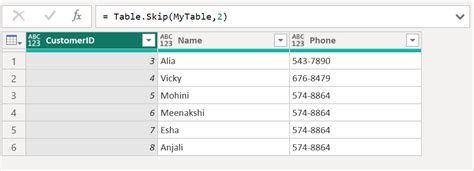Table Skip Function In Power Query Power Bi Ashish Coder