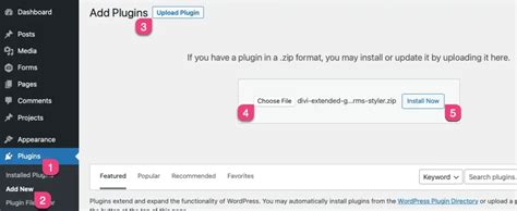 Installation Divi Extended Documentation