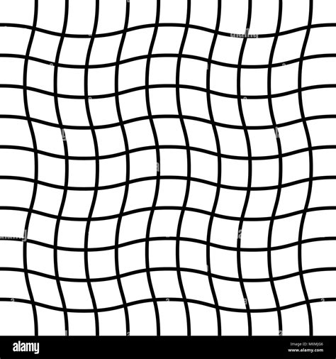Wavy Zig Zag Criss Cross Grid Pattern Stock Vector Image And Art Alamy