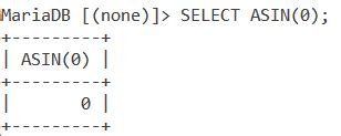 MySQL ASIN Find The Arcsine Of A Number In MySQL MySQLCode