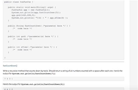 Solved Public Class Funfun Fun Public Static Void Main