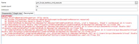 EXCEPTION While Decompiling Not Undertale Deltarune Issue UnderminersTeam