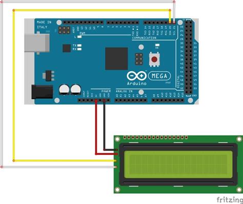 Arduino Mega How To Connect And Use An Lcd Screen With Pinout Instructions