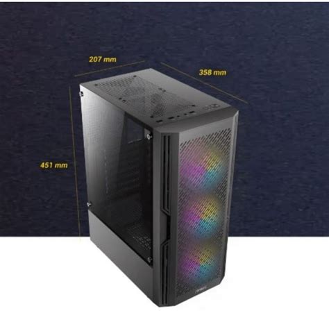 Antec AX20 ATX Mid Tower Siyah Gaming (Oyuncu) Kasa - incehesap.com