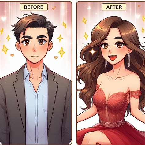 Cutefun Crossdressing Cartoon By Femininefantasy7 On Deviantart