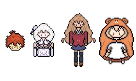 Dangan Ronpa Pixel Sprites