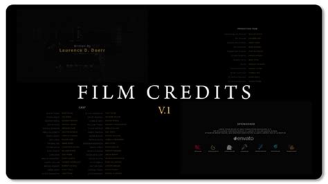 3 604 Credits Templates Editable Video Templates Envato