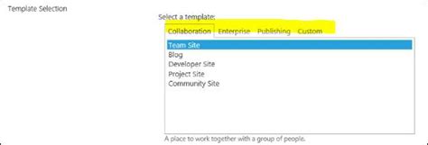 How To Create Sharepoint Online Subsite Using Available Template On