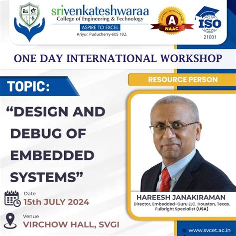 Anand Raj On Linkedin Internationalworkshop Embeddedsystems