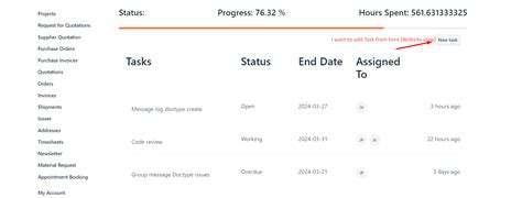 Project Field Is Disable While Create New Task Frappe Framework