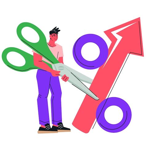 Premium Vector Cost Reduction Business Concept With Businessman