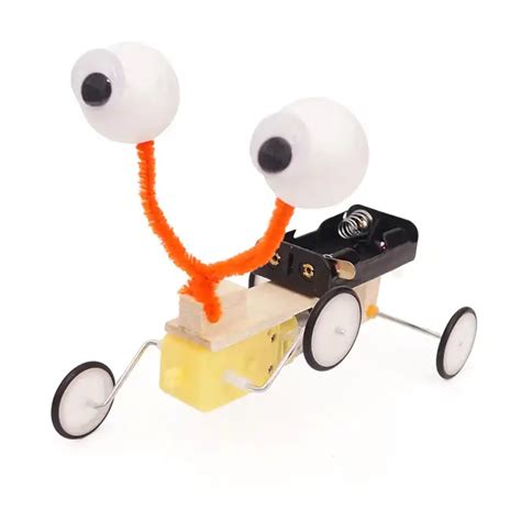Diy 3d Wooden Puzzle Sicence Building Toys Steam Assembly Crawler Robot