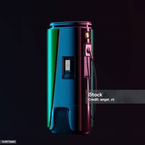 전기 충전소 전기 자동차 충전 장소 발전소 친환경 친환경 에너지 Ev차 교통인프라 3d 렌더링 전기 자동차 대체 연료 차량에