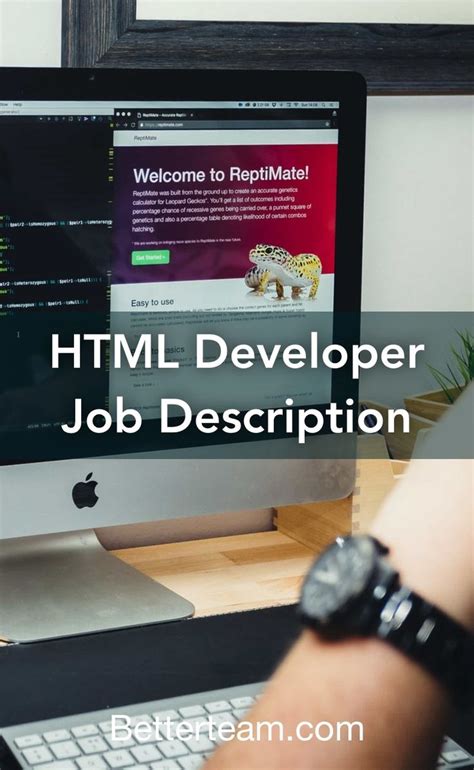 HTML Developer Job Description Interview Questions Job Interview Tips Development