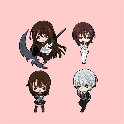 Zero Kiryu Chibi Yuki Cross Zero Kiryu Kaname Kuran Vampire Knight