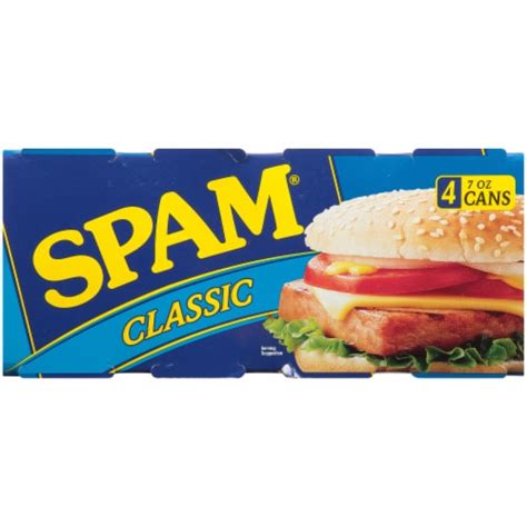 Spam® Classic Canned Meat 4 Ct 7 Oz Fred Meyer