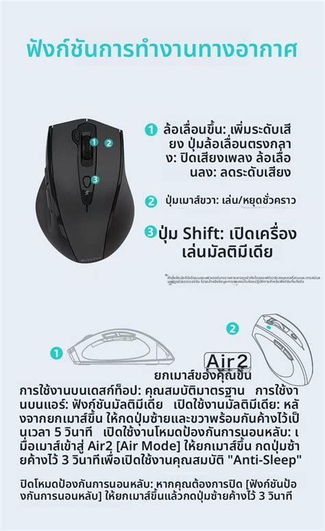 เมาส์ไร้สาย แบบบลูทูธ เมาส์ไร้สายไร้เสียง แบตเตอรี่ในตัว ชาร์จไฟใด้ ไม่