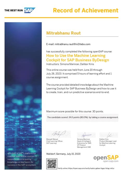 Mitrabhanu Rout Mr On Linkedin Machinelearning Dataanalysis Cloudcomputing Sapcommunity