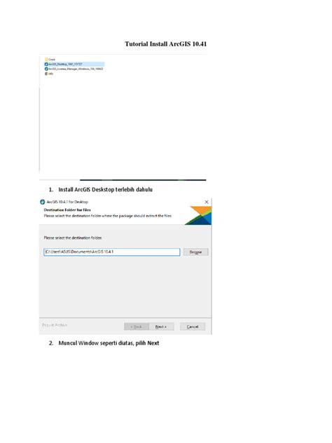 Tutorial Install Arcgis 104 Pdf