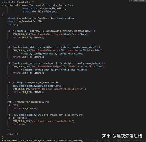 komeda框架之drm framebuffer的实现 知乎