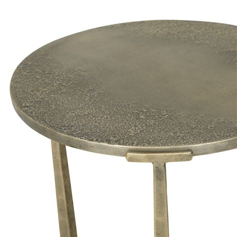 Amelie Aura Side Table Antique Brass By Globewest Gallus And Rea