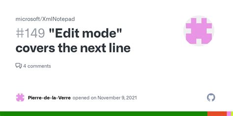 Edit Mode Covers The Next Line Issue Microsoft XmlNotepad GitHub