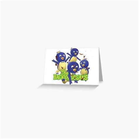 Backyardigans And Butterfly Greeting Card For Sale By Marytrou Redbubble