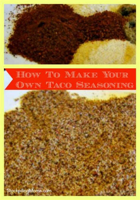 How To Make Your Own Taco Seasoning